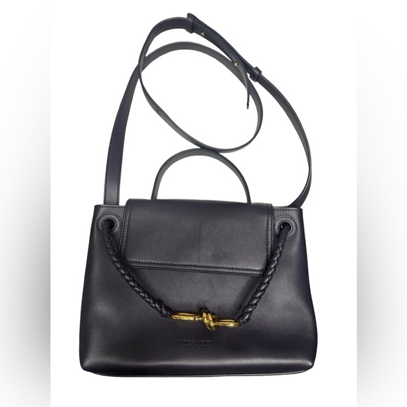 Bags | Bottega Small Ciao Elegant Dark Blueleather Handbag | Poshmark